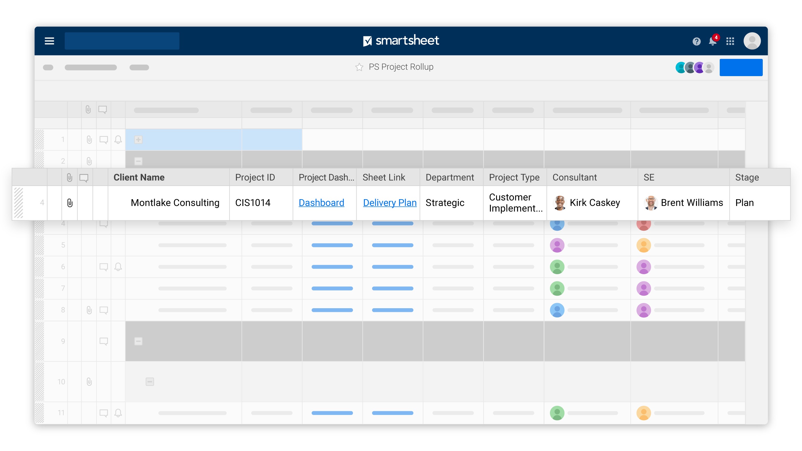 Accelerator for Professional Services | Smartsheet