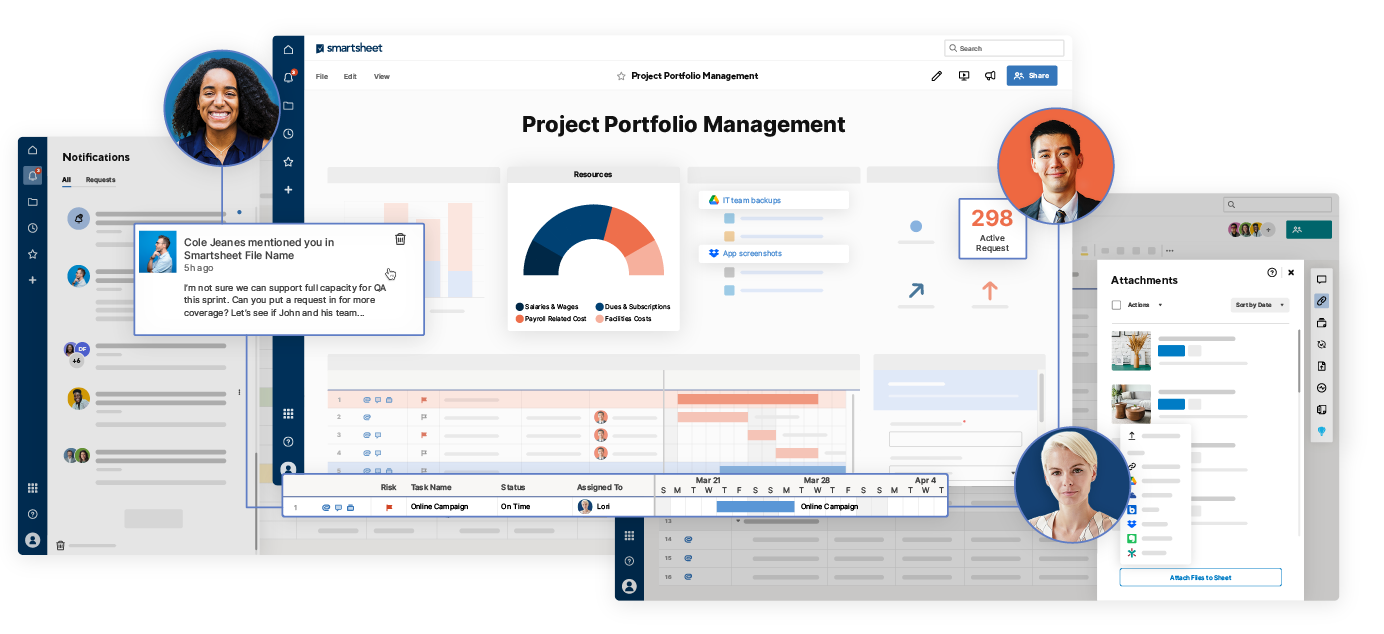 Flexible project portfolio management | Smartsheet