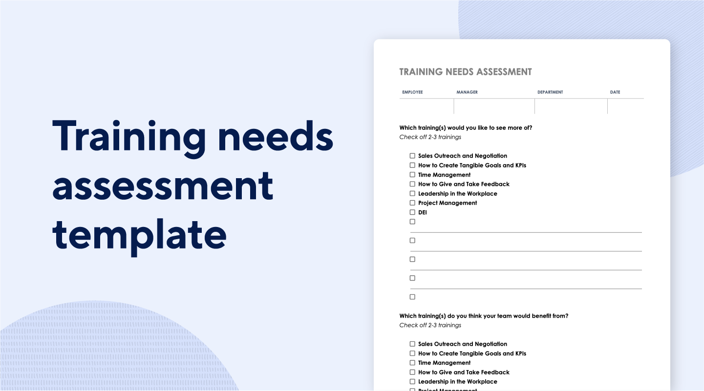 Free Training Plan Templates for Business Use | Smartsheet