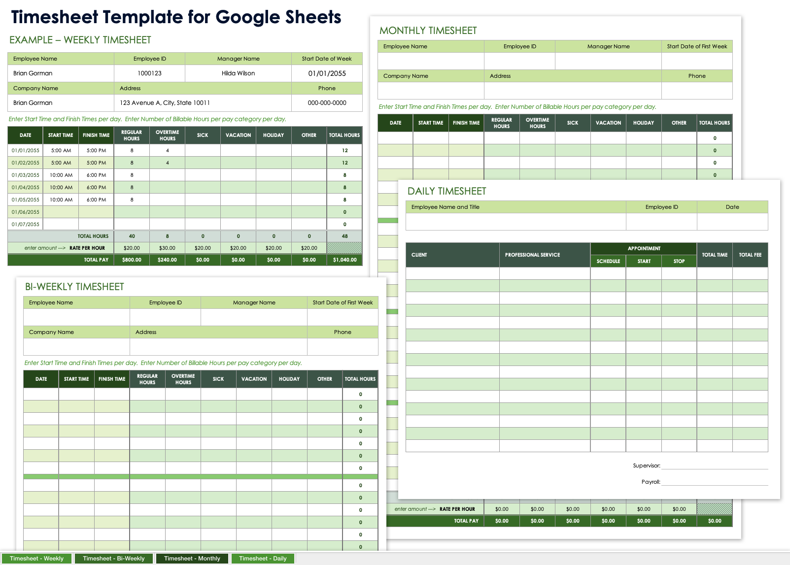 Google Excel Template 4 Google Spreadsheet Templates For Better