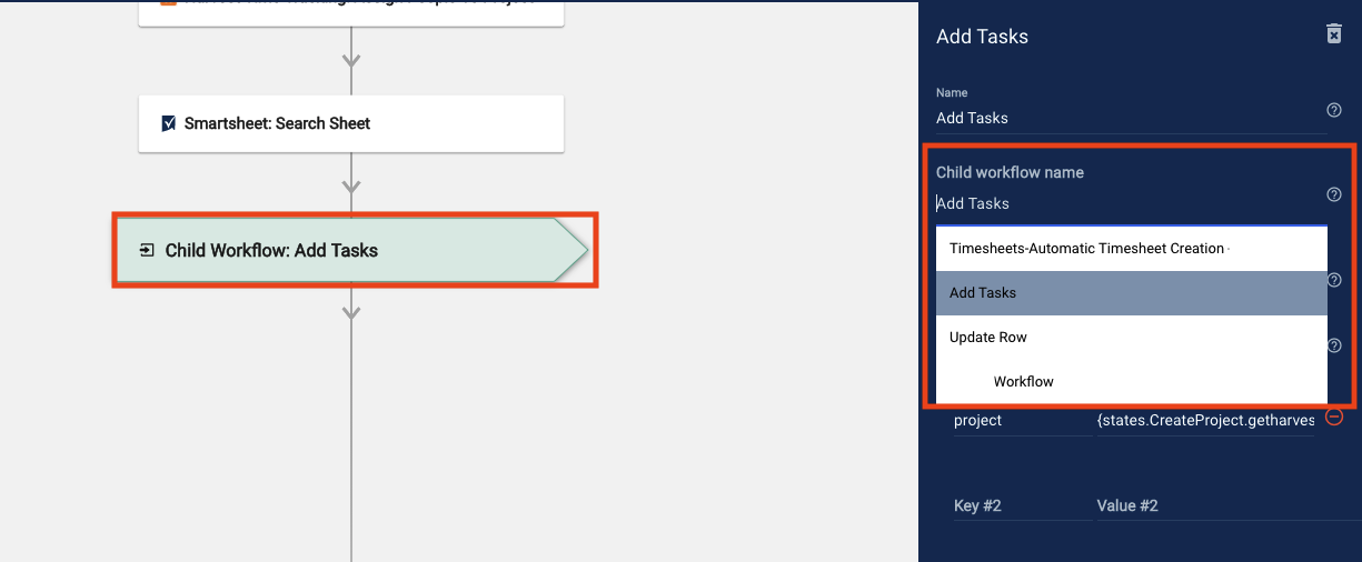 New workflow selector in Bridge by Smartsheet | Smartsheet
