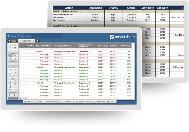 Top Project Plan Templates For Excel Smartsheet