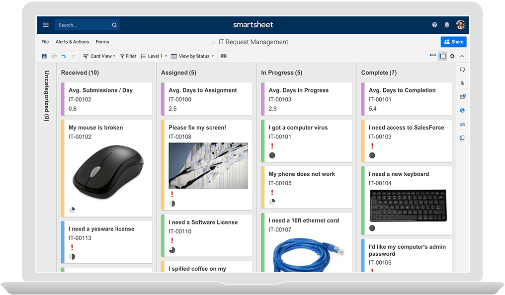Card View Gallery | Smartsheet