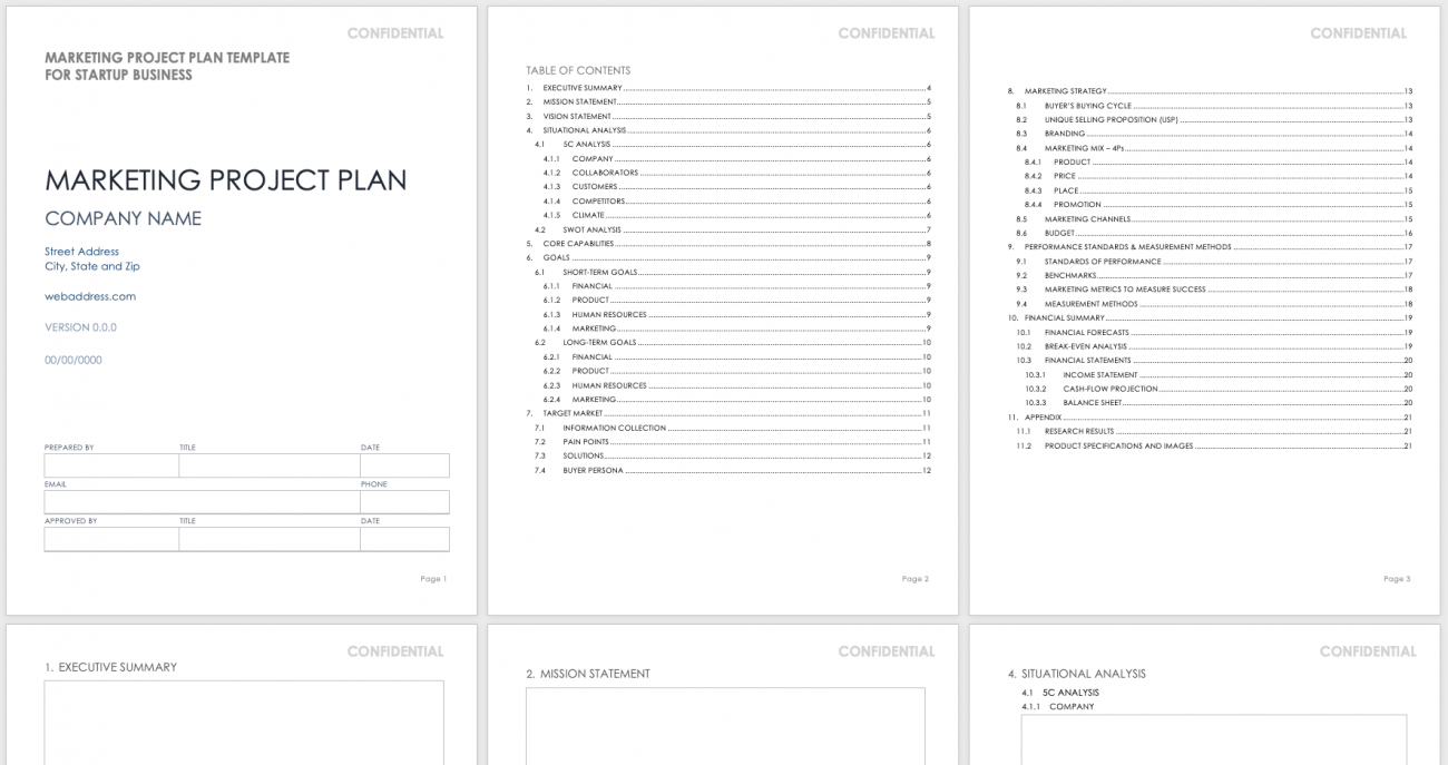 Free Digital Marketing Plan & Digital Media Templates | Smartsheet
