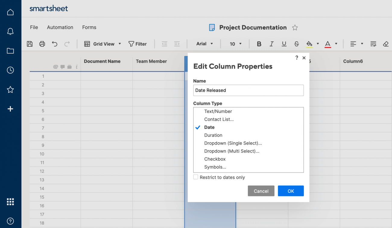 Agile Document Management - Smartsheet