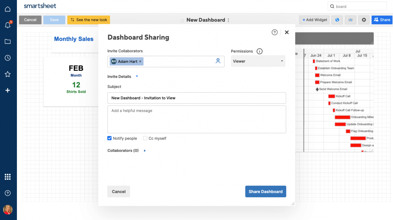 How to Set Up a Project Management Dashboard in Smartsheet | Smartsheet ...