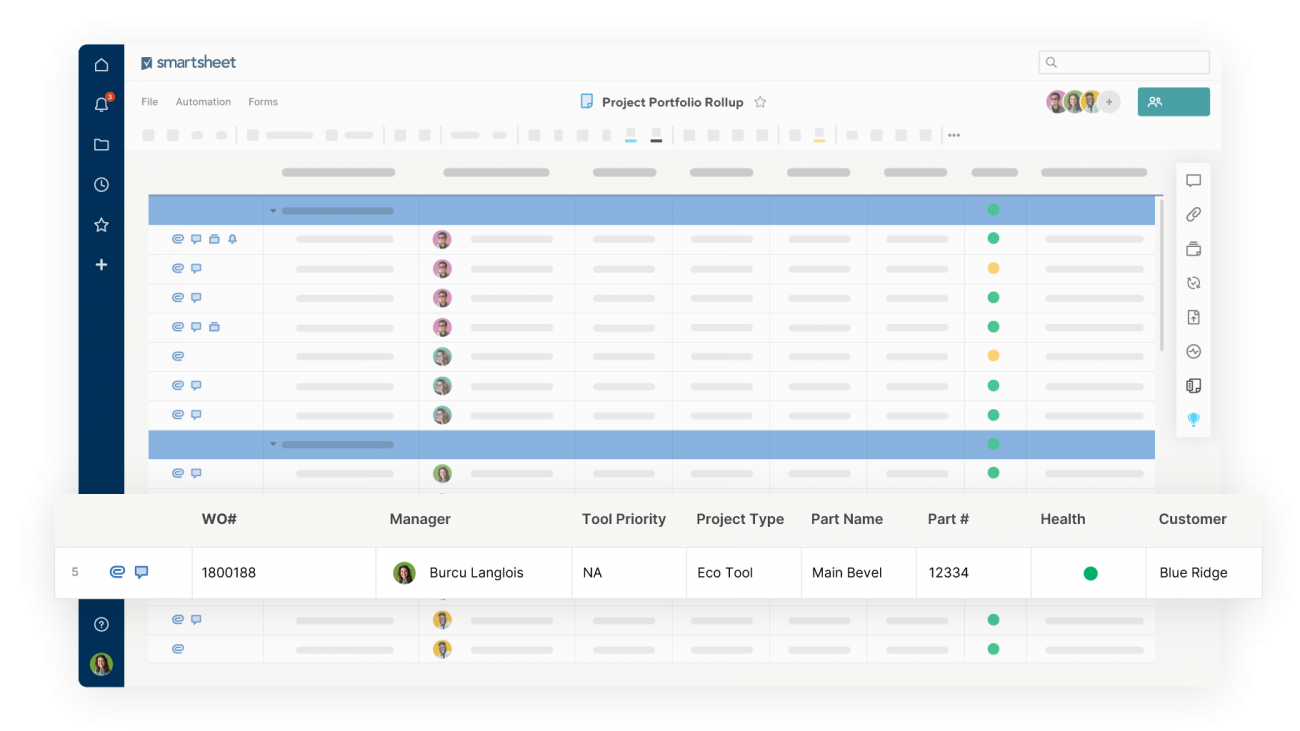 Manufacturing Project Management Software | Smartsheet