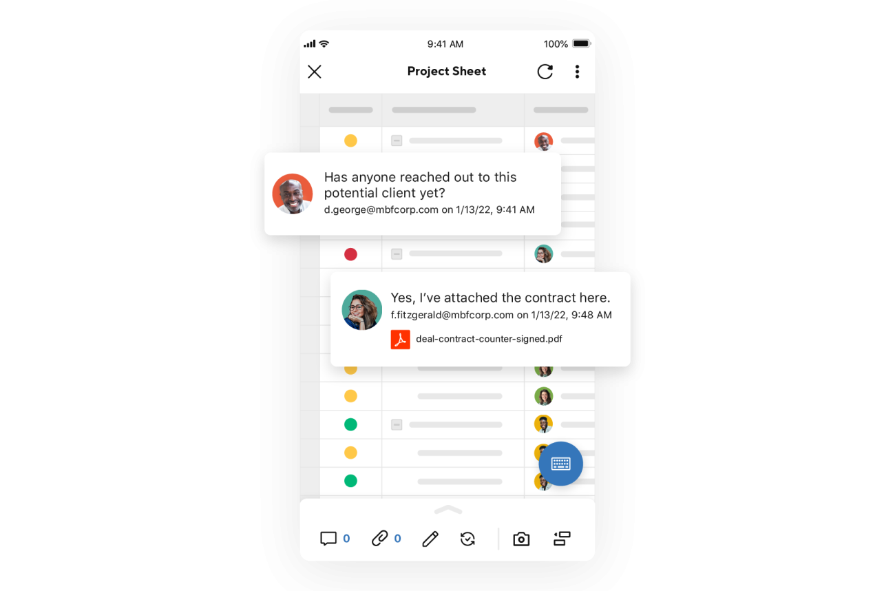 Mobile App | Smartsheet