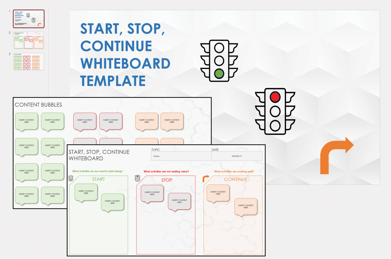 Free Start, Stop, Continue Templates | Smartsheet