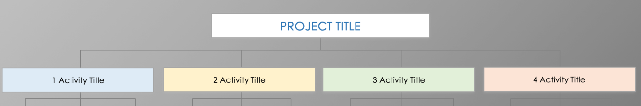 Free Work Breakdown Structure Templates for PowerPoint