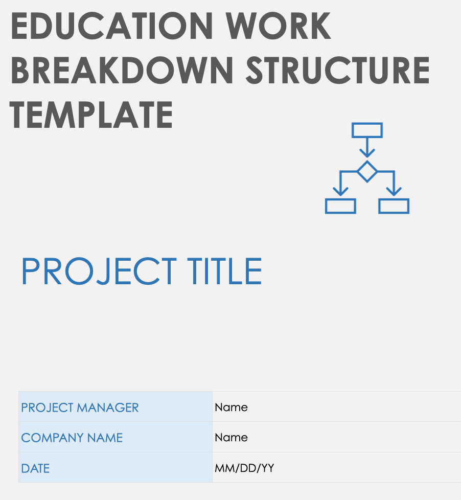 Free Work Breakdown Structure Templates for PowerPoint
