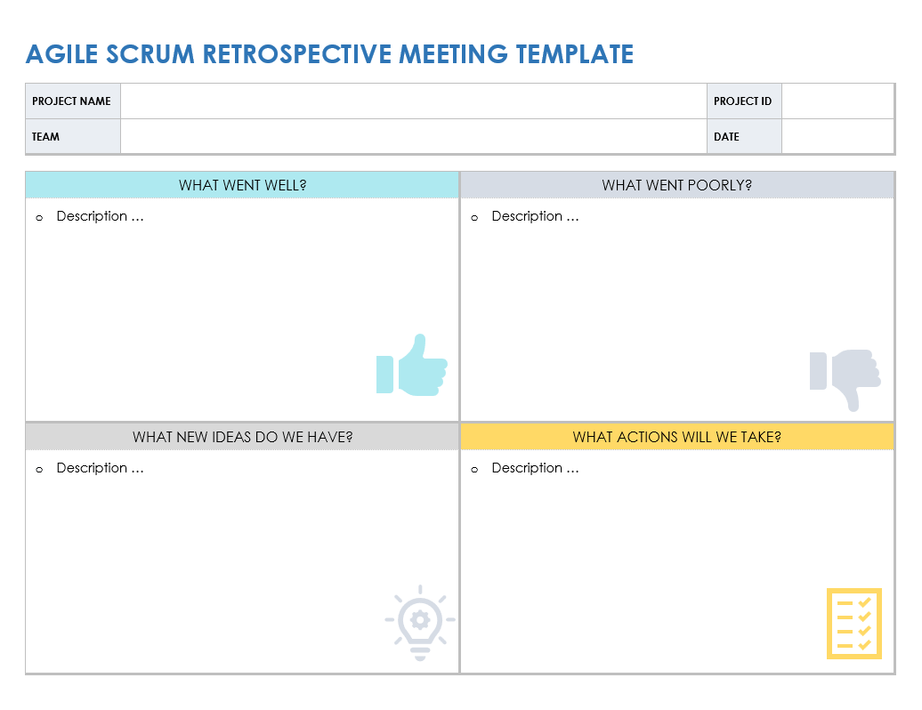 Free Scrum Meeting Templates