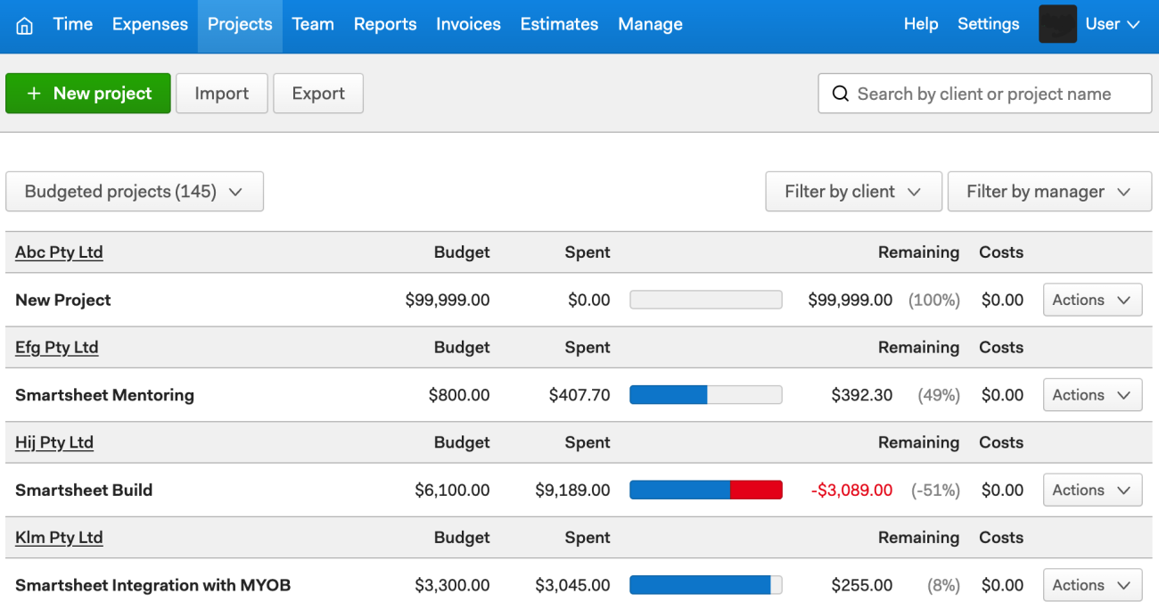 Timesheet sync for Harvest | Smartsheet