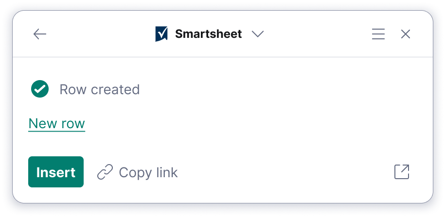 Grammarly App Actions | Smartsheet