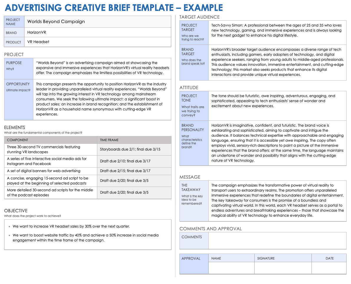 How to Write a Creative Brief with Examples & Templates