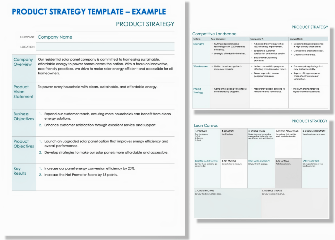 Free Product Strategy Templates and Examples | Smartsheet