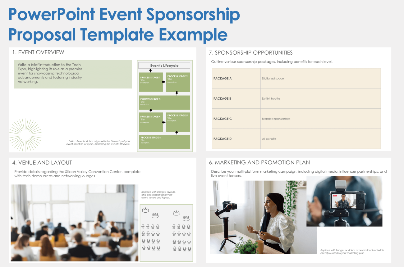 Powerpoint Event Proposal Templates: Editable Slides & Samples