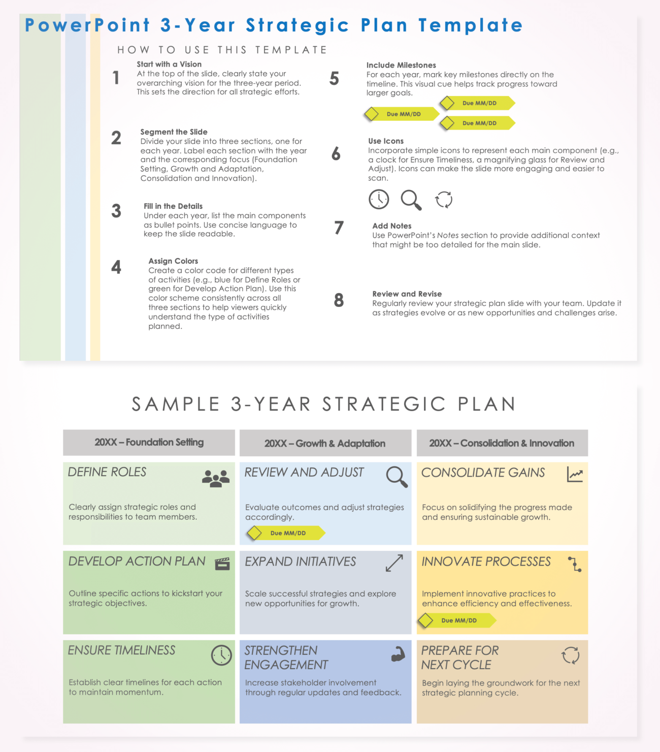 6 Free PowerPoint Strategic Planning Templates – Fully Editable