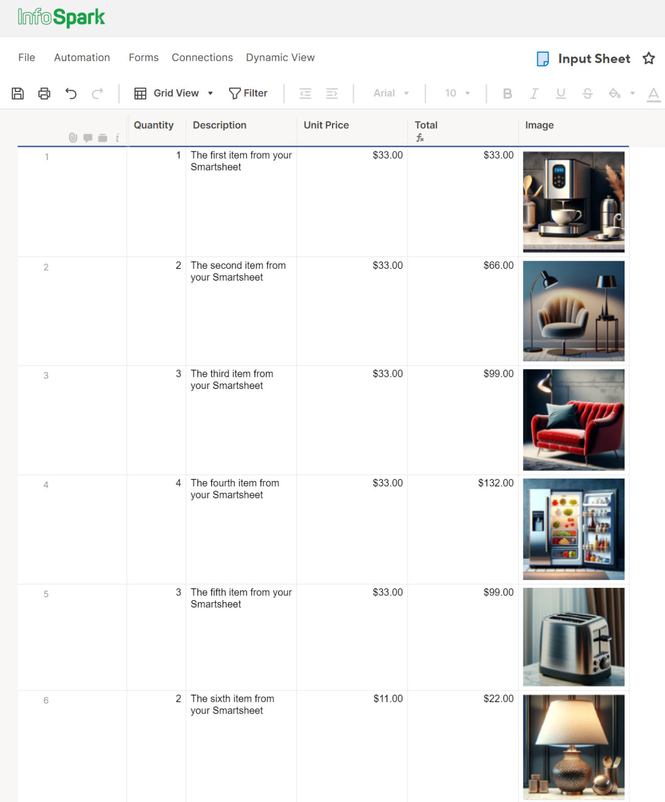 Advanced Document Generator | Smartsheet