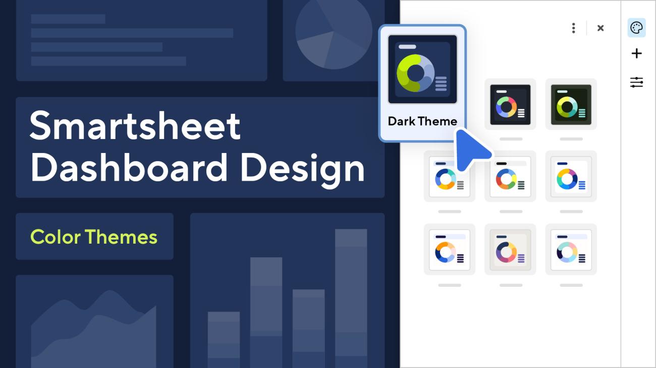 Smartsheet dashboard design: Color themes | Smartsheet