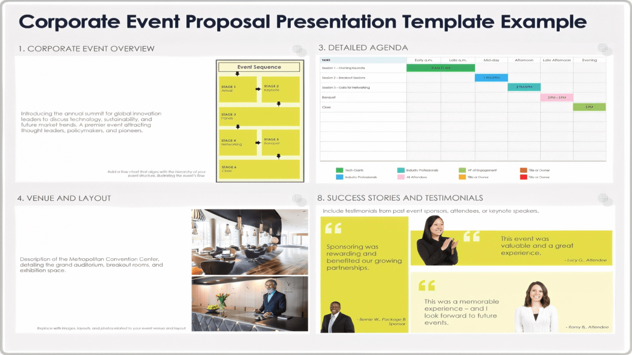Free, Editable Event Proposal Templates: All Formats