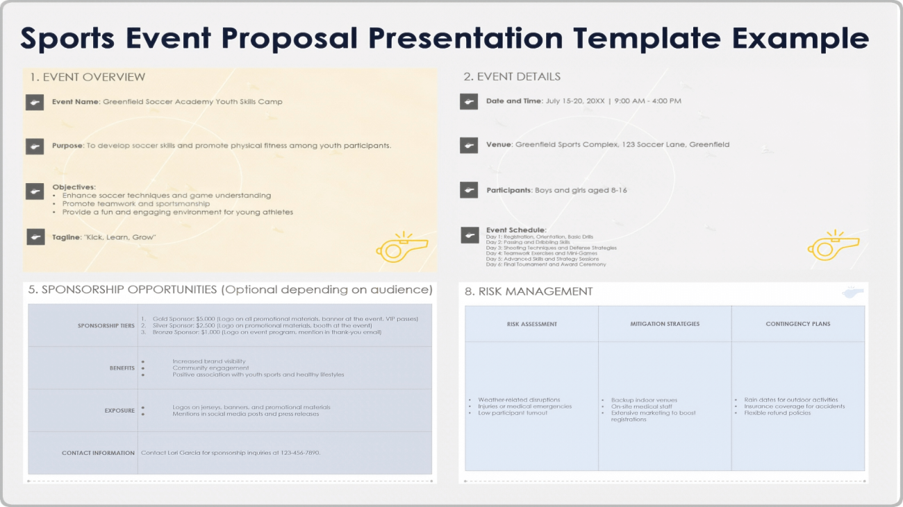 Free, Editable Event Proposal Templates: All Formats