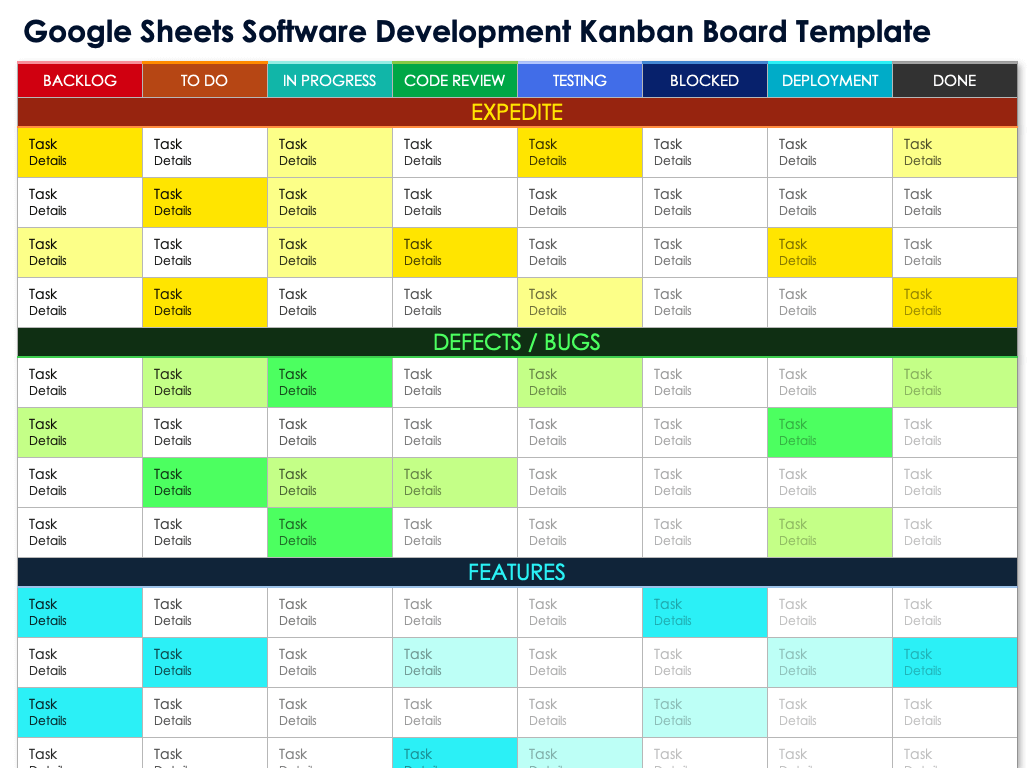 Free Google Sheets Kanban Templates (with How-to Create)