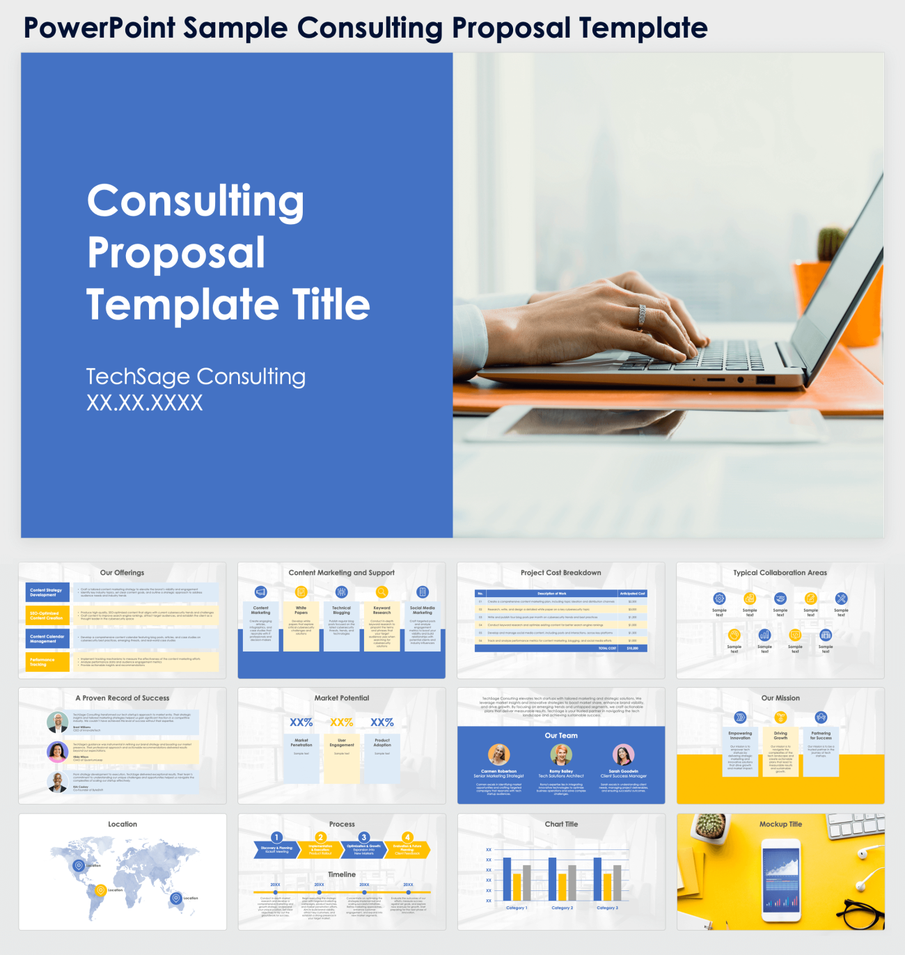 Free PowerPoint Consulting Proposal Templates & Slides