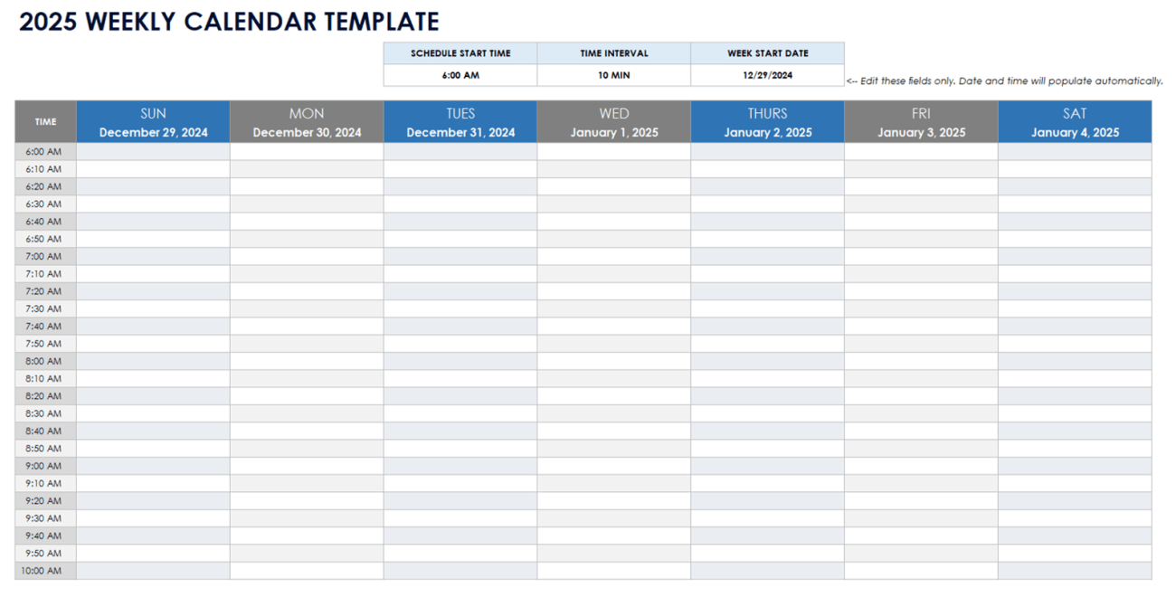 19 Free Google Calendar Templates for 2025