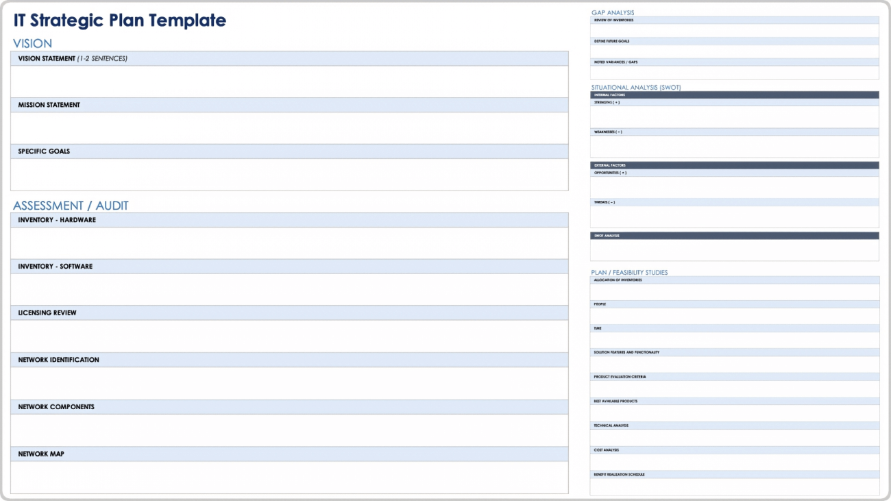 Free Strategic Planning Templates: All Formats, Editable