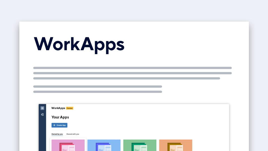 WorkApps | Smartsheet