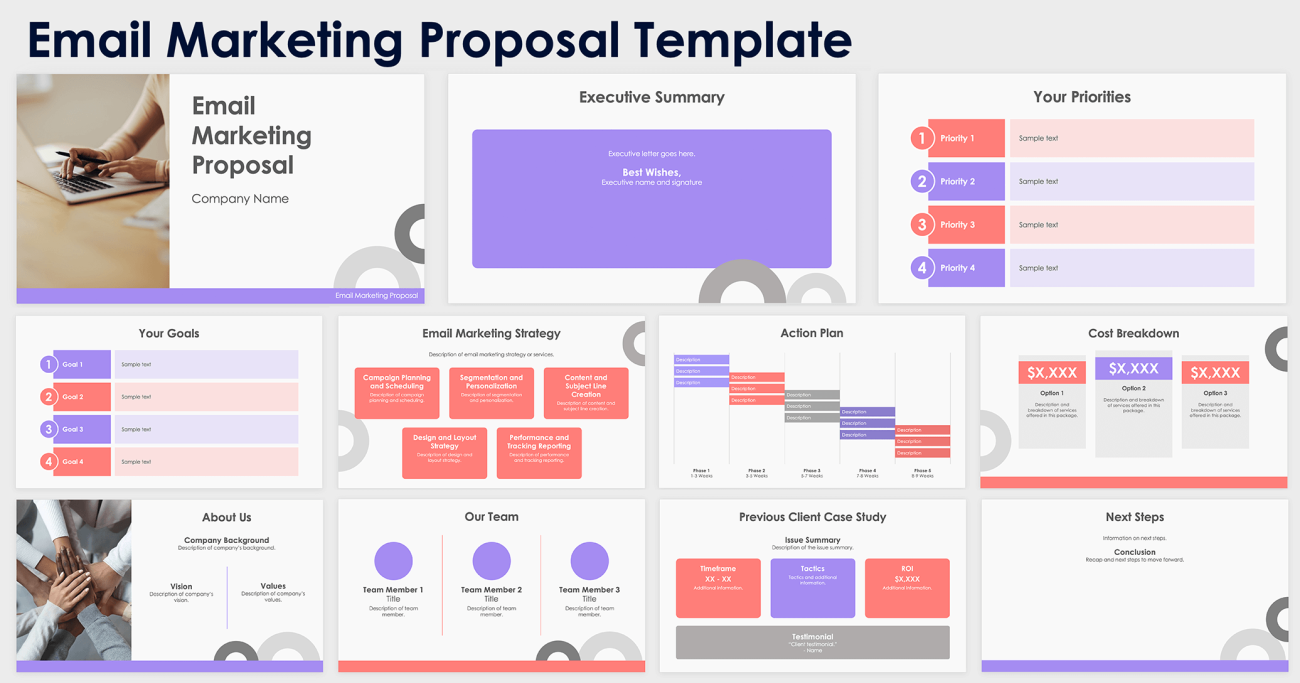 Free PowerPoint & Google Slide Marketing Proposal Templates