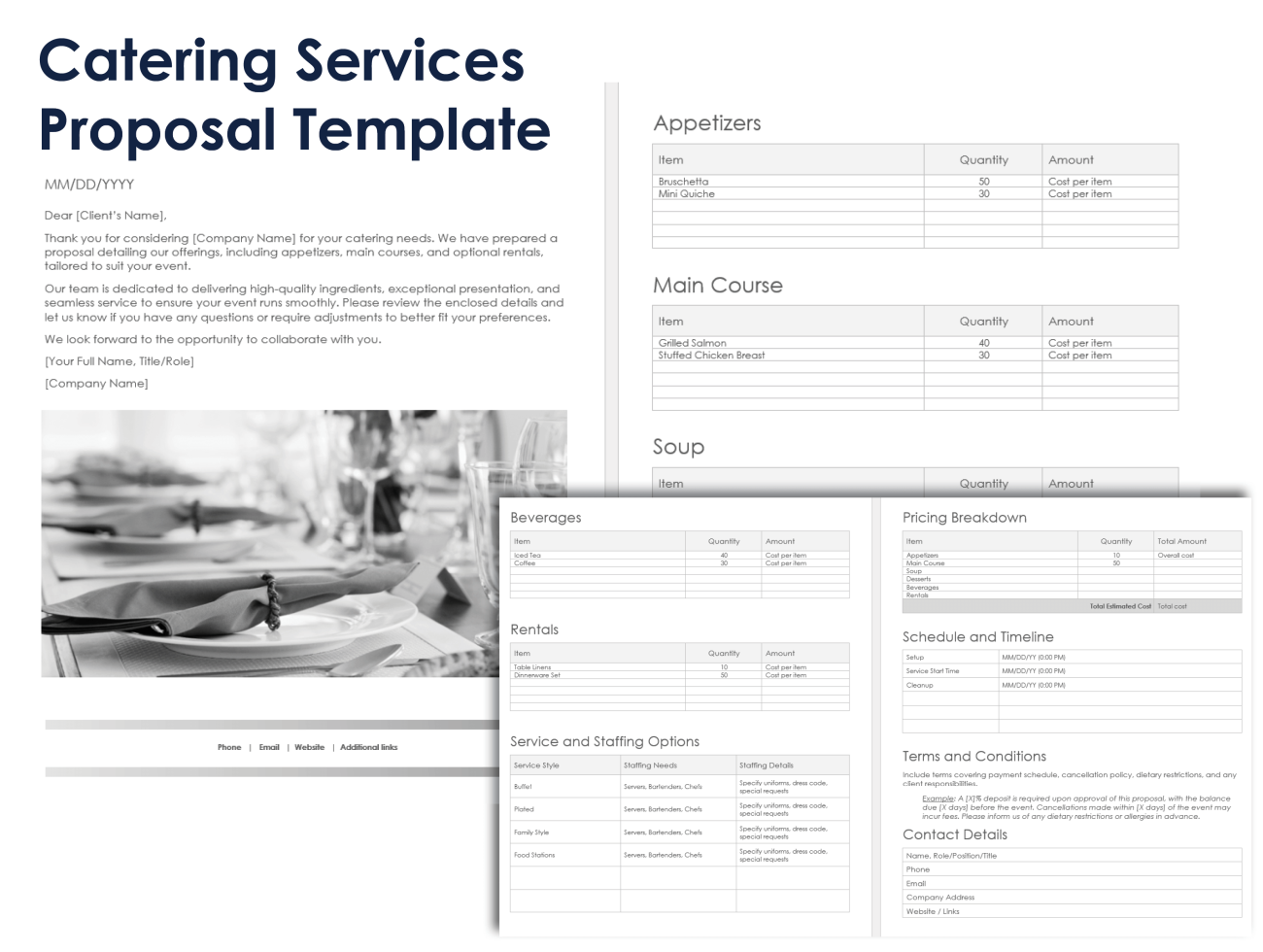 Free Service Proposal Templates for All Types of Services