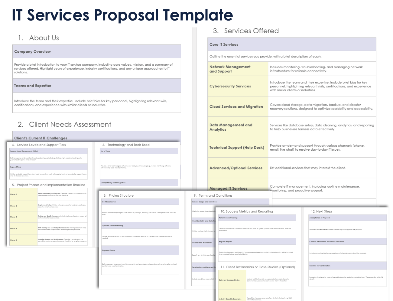 Free Service Proposal Templates for All Types of Services