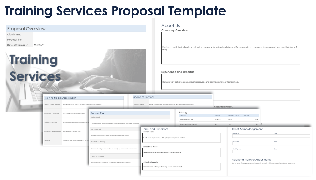 Free Service Proposal Templates for All Types of Services