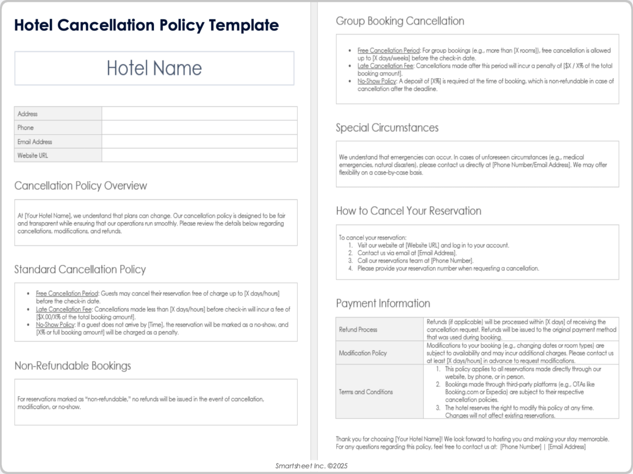 Free Hotel Management Templates: All Formats, All Types