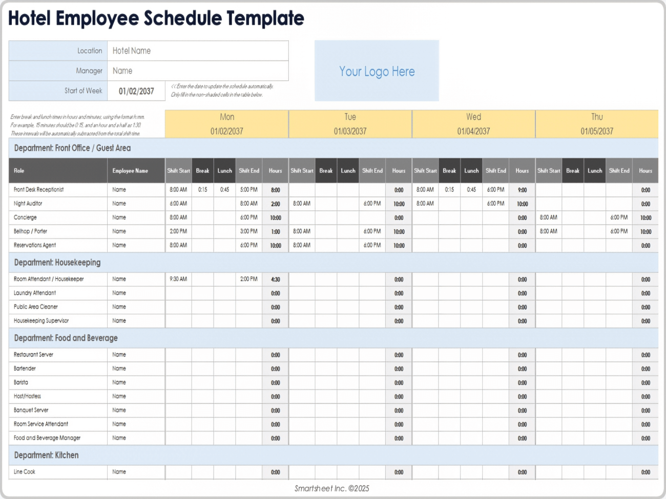 Free Hotel Management Templates: All Formats, All Types