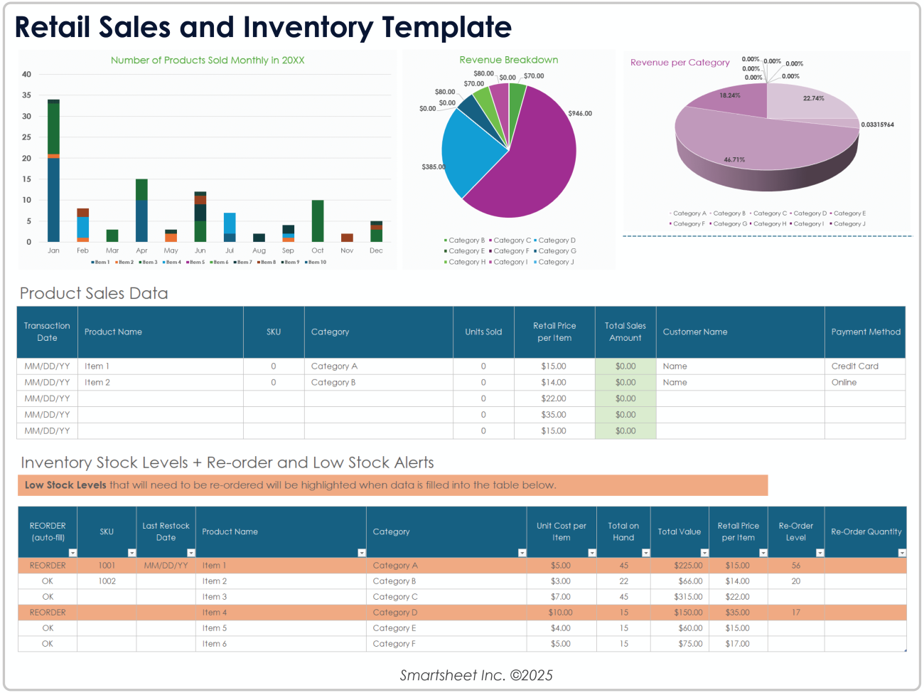 Free Retail Inventory Management Templates