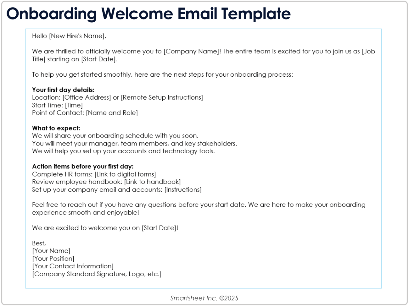 Free Employee Onboarding Templates