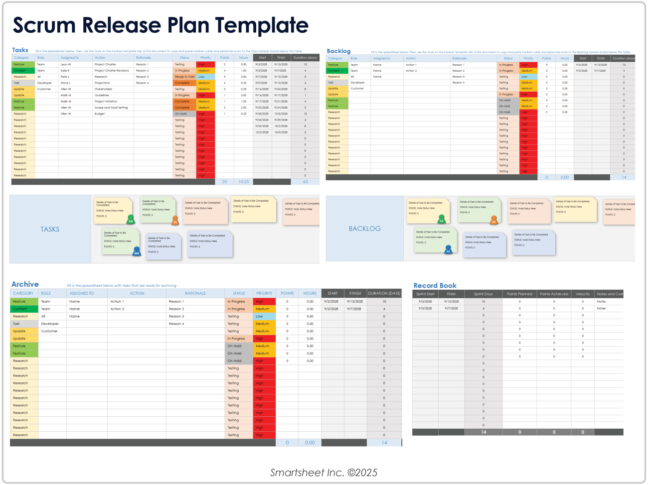 Free Product & Software Release Plan Templates