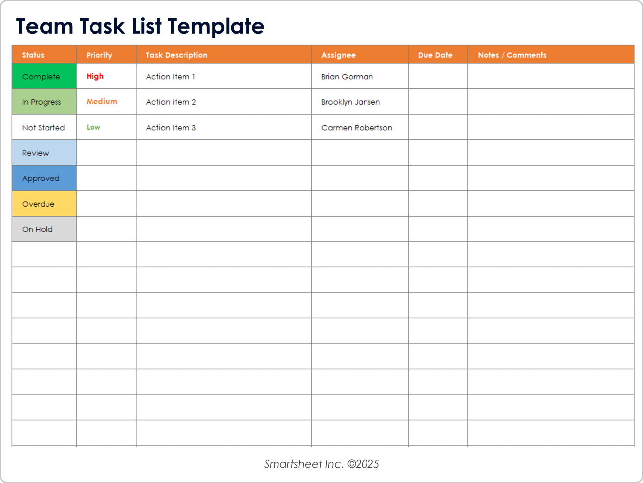 Free To-Do Lists & Task Tracker Templates