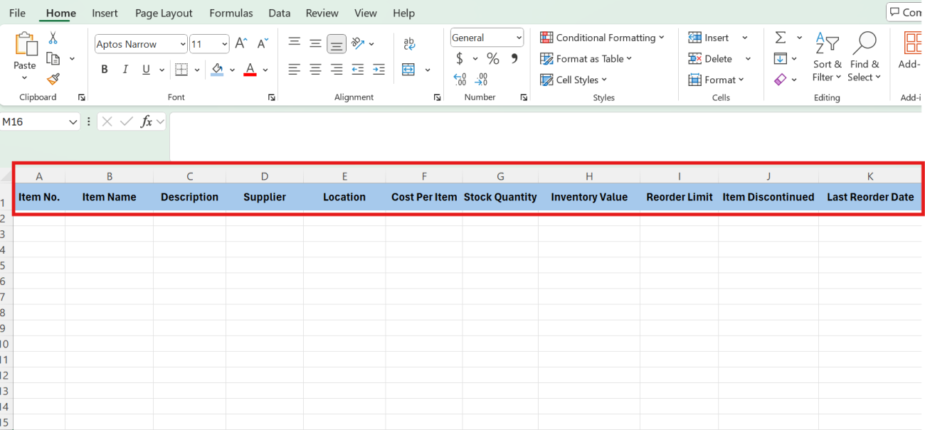 Create an Inventory Tracker in Excel With Free Template & Video