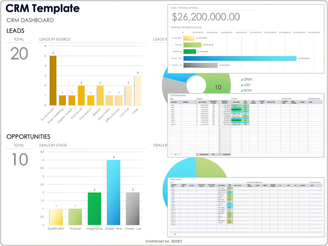 How to Use Excel as a CRM with Template