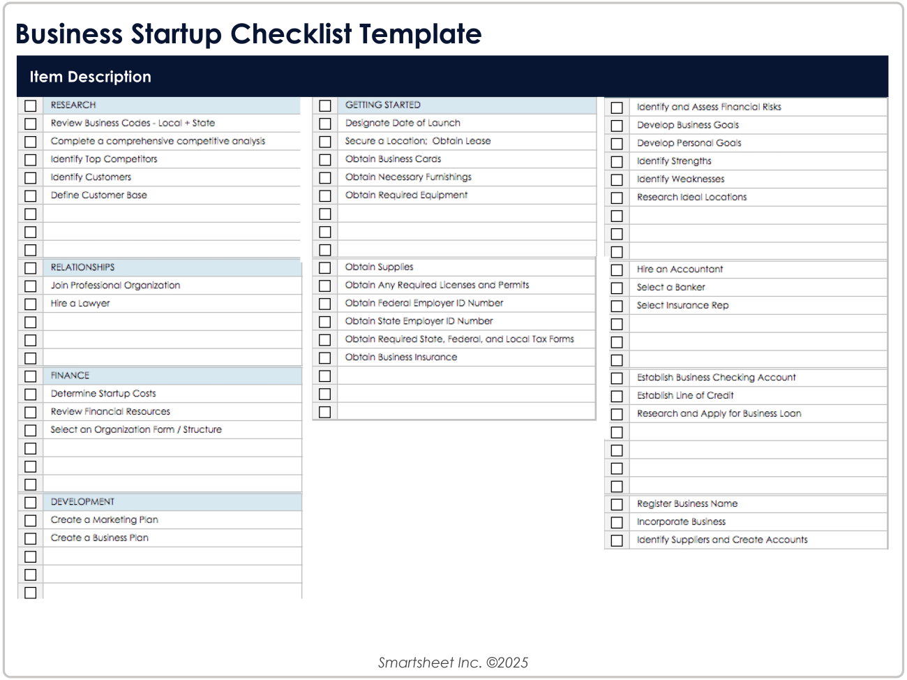 Free Startup Financial Plan Templates