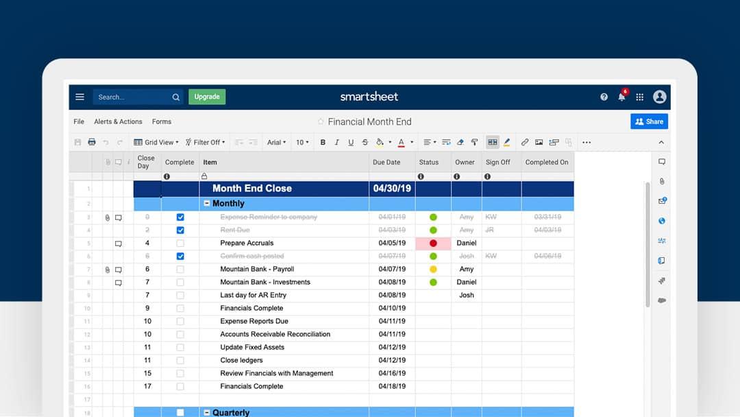 7 Templates That Help Finance Teams Automate Processes | Smartsheet