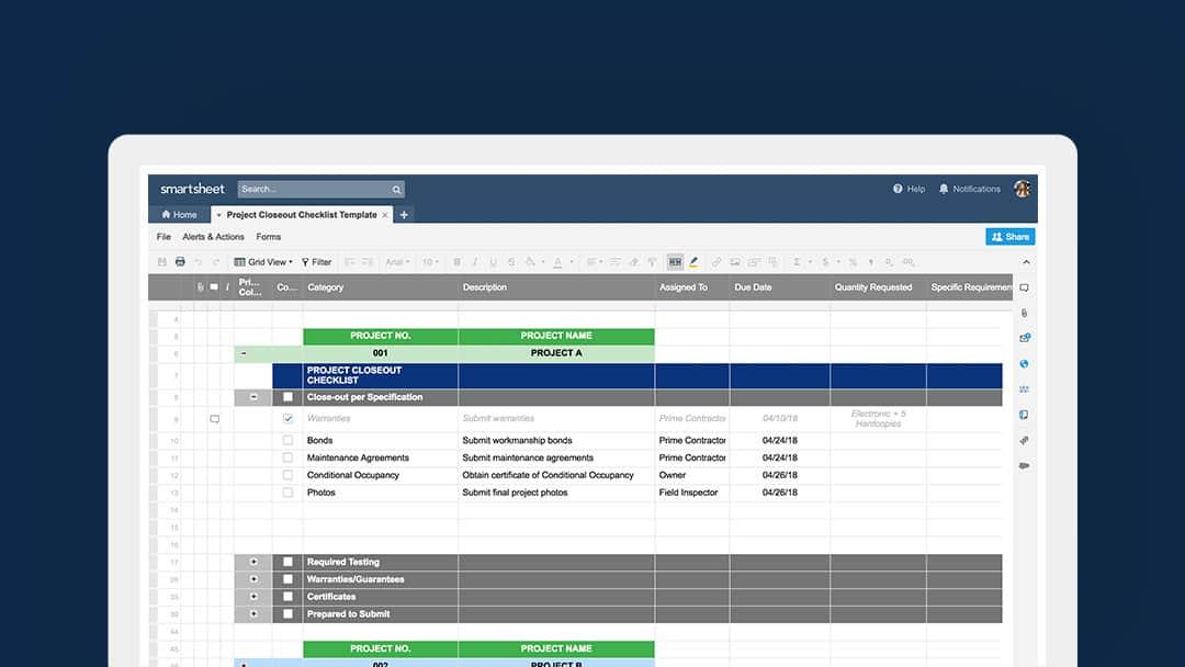 4 Project Management Templates Every Construction Leader Needs | Smartsheet