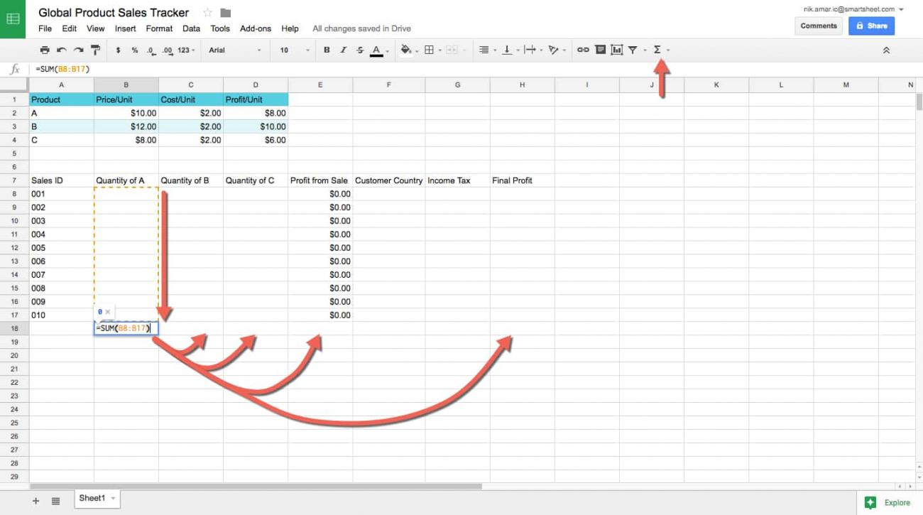 How to Make a Spreadsheet in Excel, Word, and Google Sheets | Smartsheet
