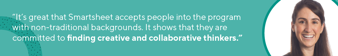 An inside look at what it’s like to be a Smartsheet intern | Smartsheet