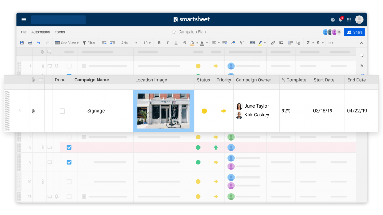 Smartsheet vs. Google Docs and Google Sheets | Smartsheet
