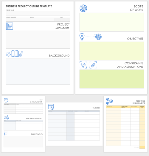 Free Project Outline Templates | Smartsheet